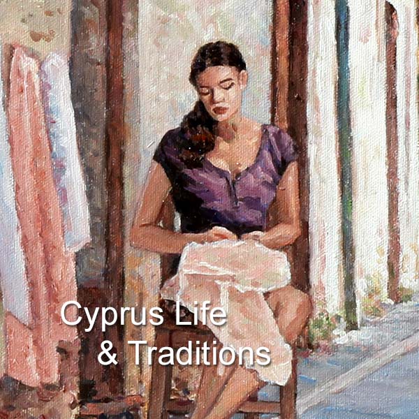 Fine Art Prints of Cyprus Traditions – Art by Theo Michael